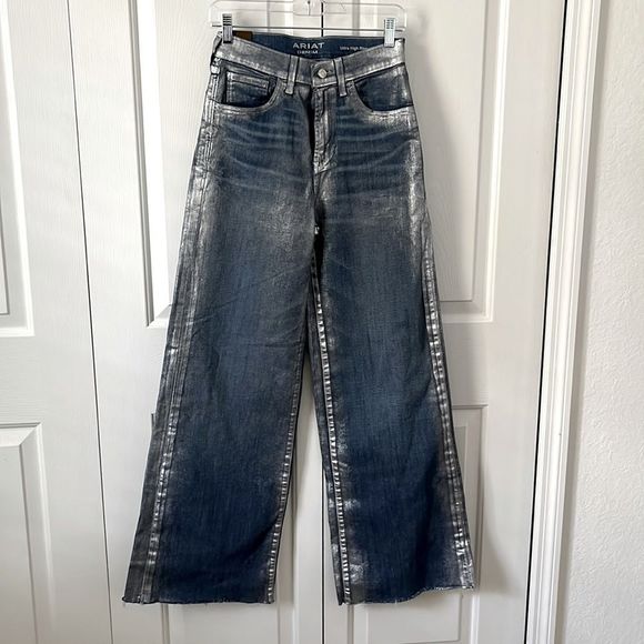 Ariat | Jeans | Ariatfantastic Silver Gloss Jazmine Ultra High Rise ...
